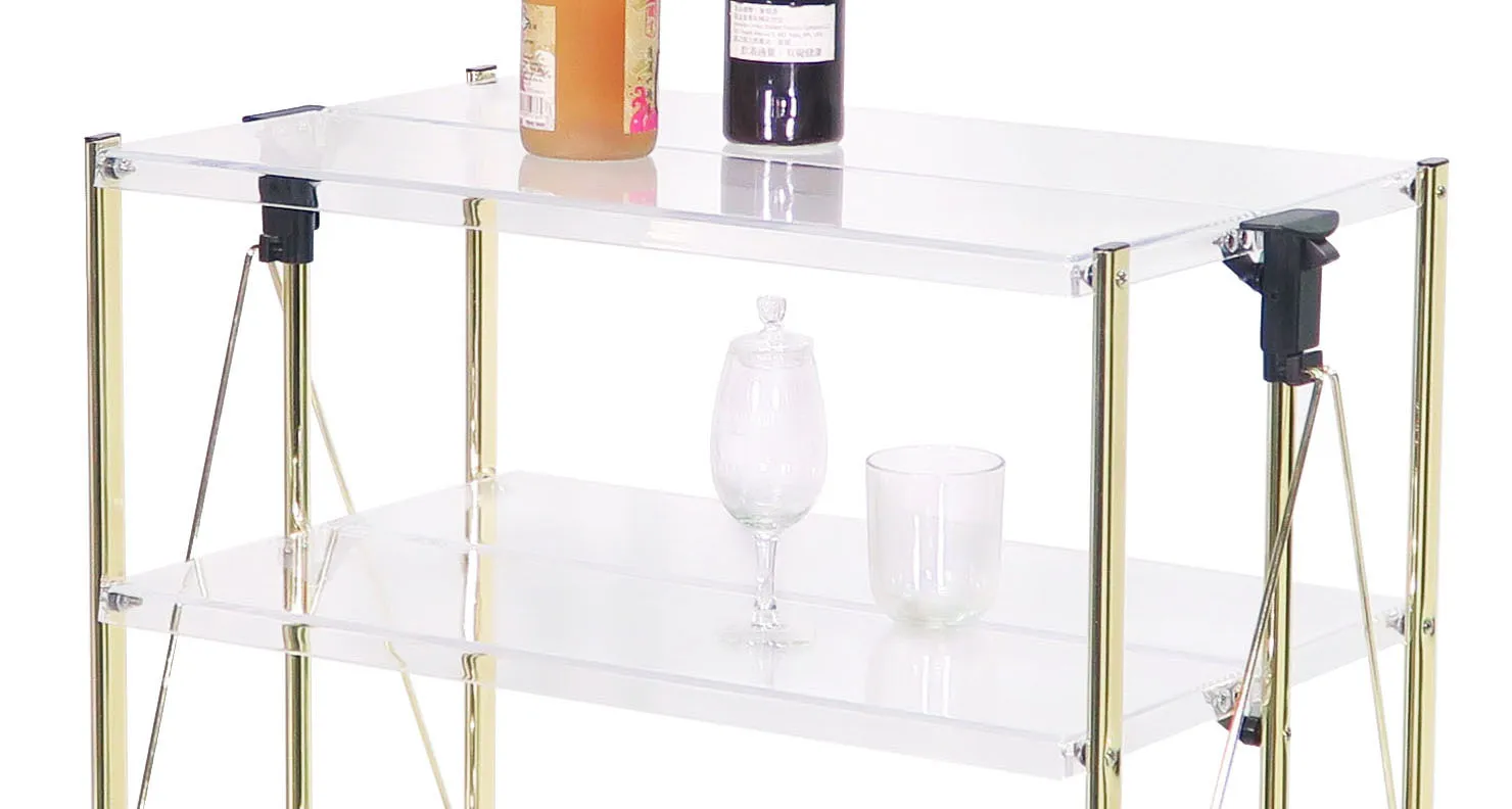 Folding Food Cart with Wheels - Leading Manufacturer's Compact Solutions